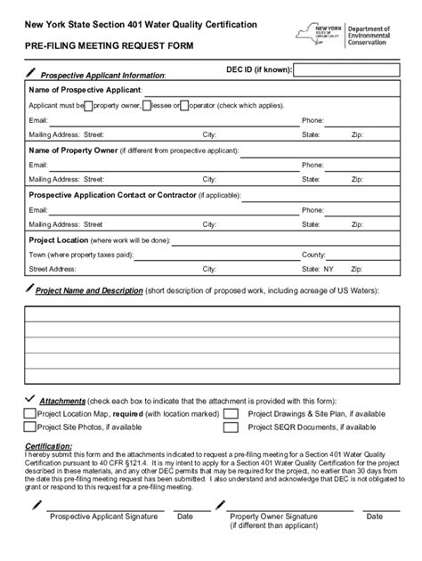 Fillable Online Appendix A Joint Application Form Water Quality