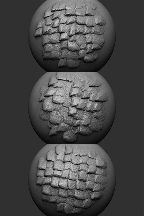 Artstation High Quality Dragon Scale Alphas Brushes