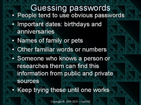 Passwords The Good The Bad And The Ugly