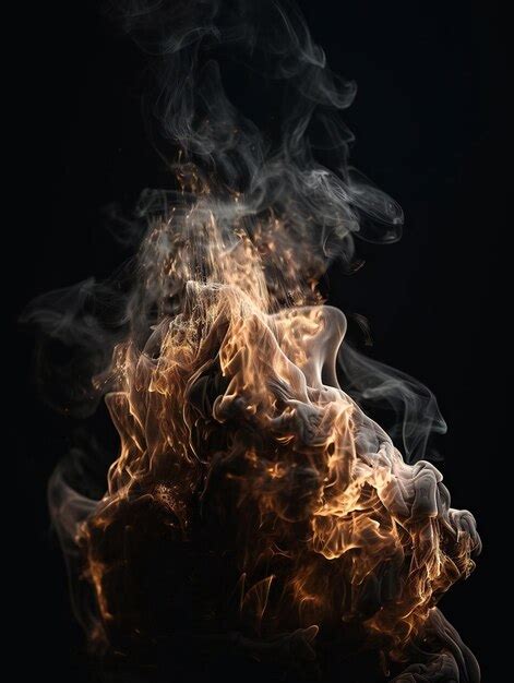 Premium Ai Image Blazing Beauty Real Fire Flames In Stunning Detail