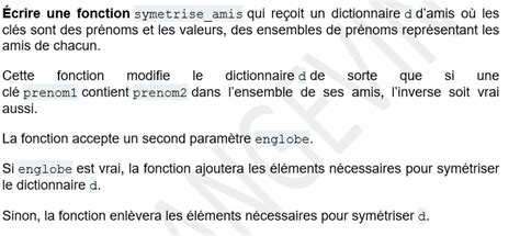 Dictionnaire Exercice Python Page OpenClassrooms