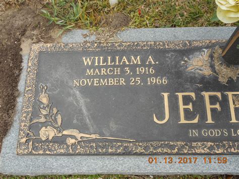 William A Jeffers 1916 1966 Monumento Find A Grave