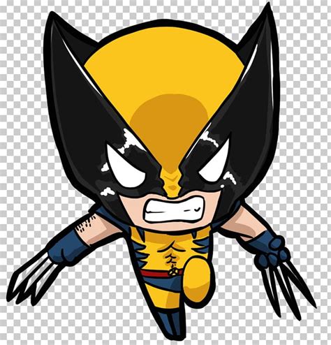 Wolverine Deadpool Drawing Chibi X Men Png Clipart Art Avengers