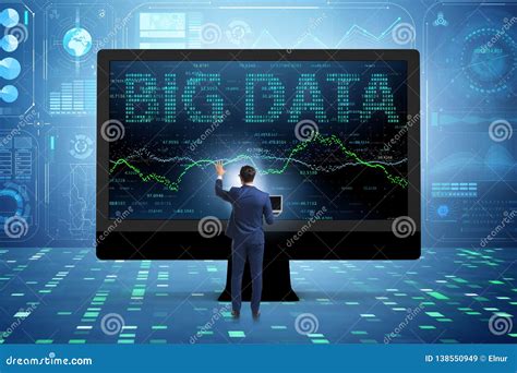 The Big Data Concept With Data Mining Analyst Stock Illustration