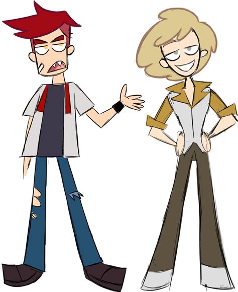 They Remind Me Of Blocky And Loser As Humans Art By Milkkirie R Bfdifanart