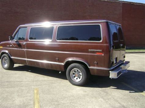 Classic Ford Van In Brown