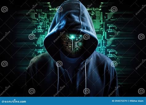 Dark Web And Hacking Concept With Word And Digital Binary Lines On Black Wallpaper Stock