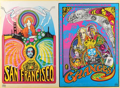 Grace Slick Signed 1960s San Francisco Poster Rr Auction