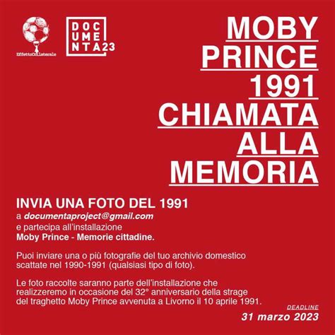 Moby Prince Chiamata Alla Memoria Invia Una Foto Del 1991