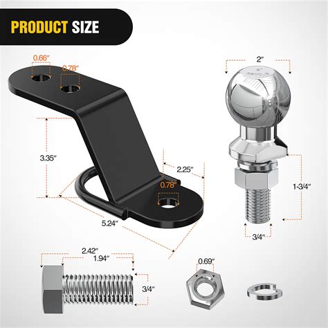 Nilight Atvutv Three Way Hitch