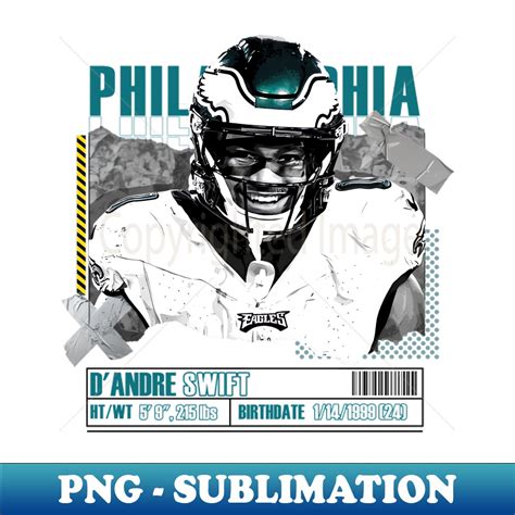 Dandre Swift Football Paper Poster Eagles 10 Png Transpare Inspire Uplift