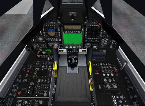 F 117 Stealth Fighter Cockpit