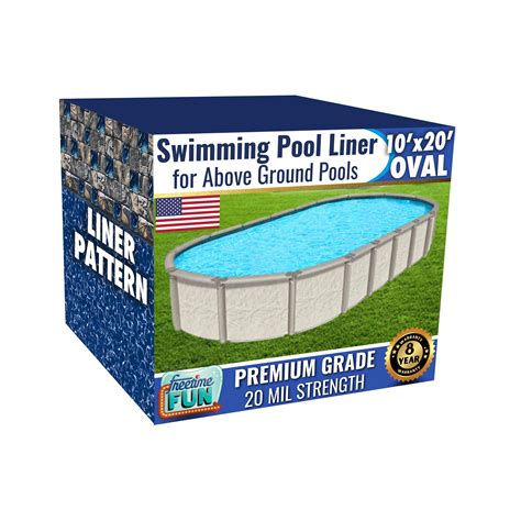 Freetime Fun Permalast Pool Liner 10 Foot By 20 Foot Pool 52 Inch