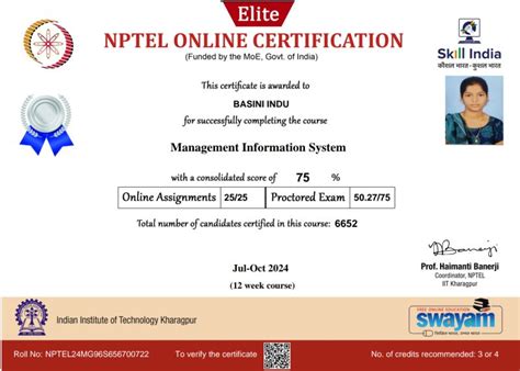 Nptel Managementinformationsystem Professionalgrowth