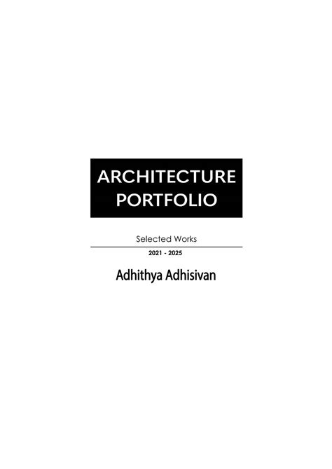 Adhithya Portfolio By Adhithya Issuu