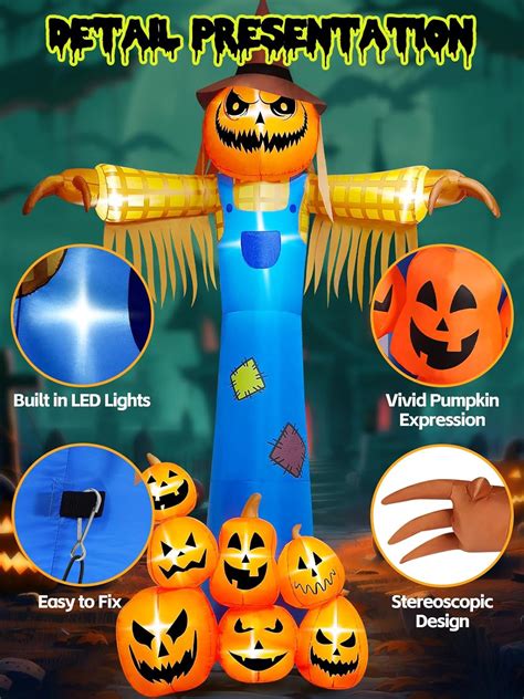 Giant Halloween Inflatable Pumpkin With Sound Effects Got Inflatables