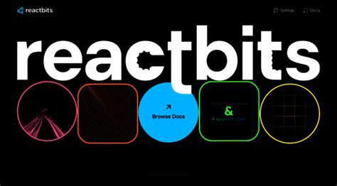 Reactbitsdev React Bits Animated Ui Compo React Bits