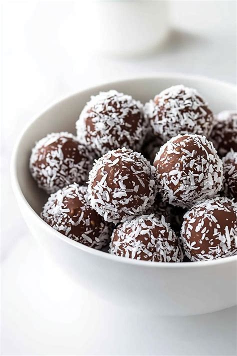 Chocolate Coconut Balls Insanely Good