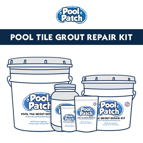 Swimming Pool Tile Grout Repair Kit Diy Pool Tile Repair Products