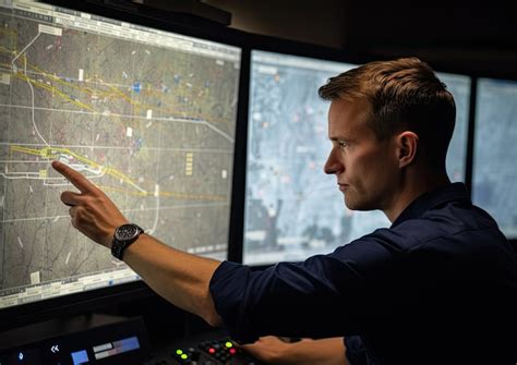 Premium Photo Working As An Air Traffic Controller