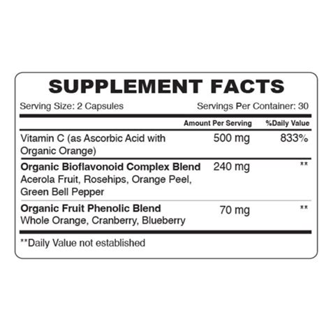 Vitamin C Organic Earth