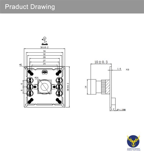 4k Camera Module Professional Infrared Thermal Imager Module Car Face Detection Camera Module