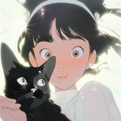 Cute Anime Girl Pfp Matching Pfp Cat Pfp Artofit
