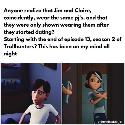 Jim X Claire Facts 💙💜 Httydforlife13 On Instagram Tales Of Arcadia™ Amino