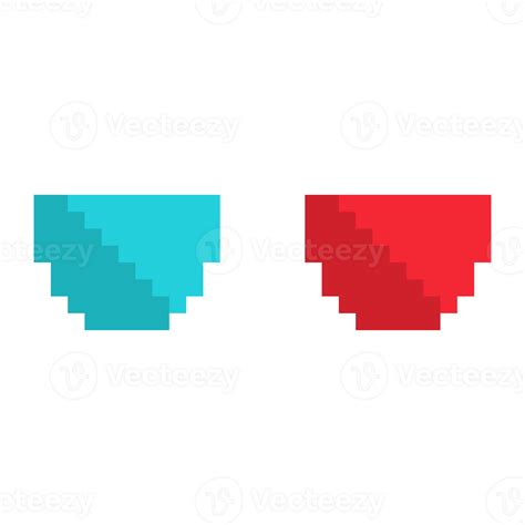 Three Dimensional Glasses 3d Glasses 8 Bit 3d Glass 56275410 Png