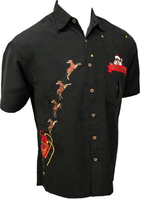 Peekaboo Santa Embroidered Christmas Shirt Bamboo Cay® Official Site