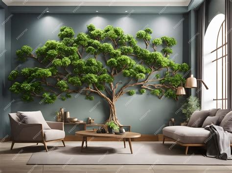Premium Photo 3d Tree Wall Art For Wall And Home Or Office Decoration