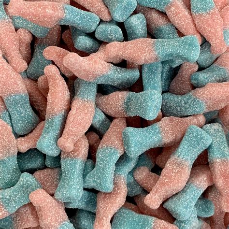 Fizzy Bubblegum Bottles ⓥ 🍬 The Gf Lolly Co