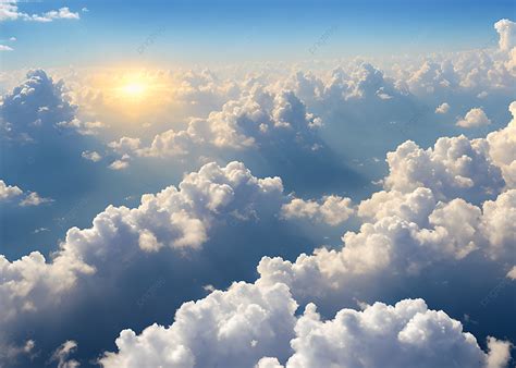 Space Above The Clouds Background Sky Clouds Cloud Background Image