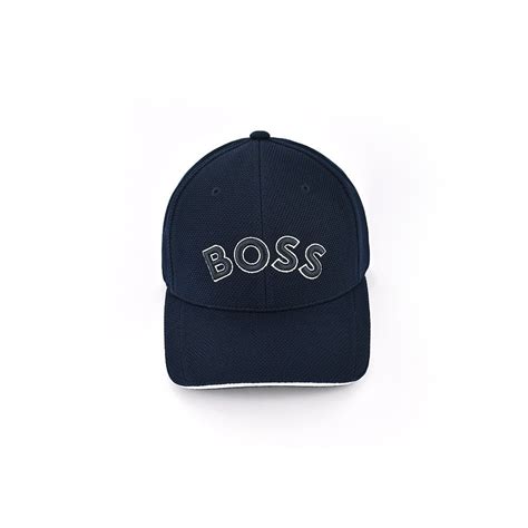 Hugo Boss Cap Us Mesh Embroidered Logo Navy Cap Accessories From N22