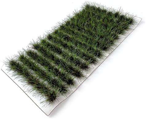 104 Pcs 8mm Tall Diorama Flowers Grass Model Grass Cluster Humus Dark