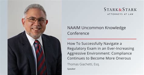 Stark And Stark On Linkedin Dont Forget To Join Shareholder Thomas Giachetti Esq At The Naaim…