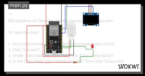 MicroPython MQTT Weather Logger ESP Copy Wokwi ESP STM Arduino Simulator