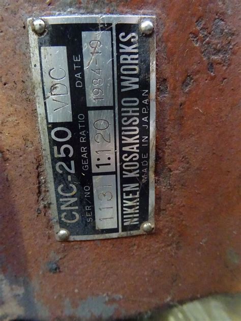 Nikken 4th Axis 1st Machinery