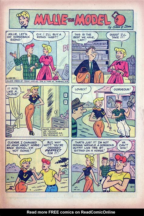 Read Online Millie The Model Comic Issue 37