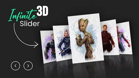 3d infinite image slider using css and javascript youtube