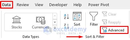 How To Use Advanced Filter To Exclude Blank Cells In Excel Easy Tricks