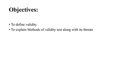 Threats To Validity Pptx Science
