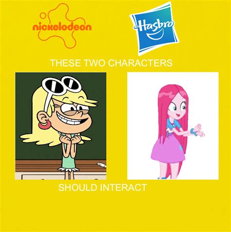 Leni Loud And Pinkie Pie Eg Should Interact By Arielariaspetzoldt On