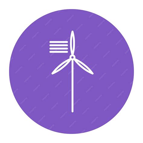 Premium Vector Wind Energy Vector Illustration