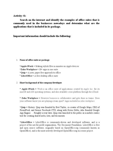 Activiy1 Sofapp Pdf I Work Mac Os