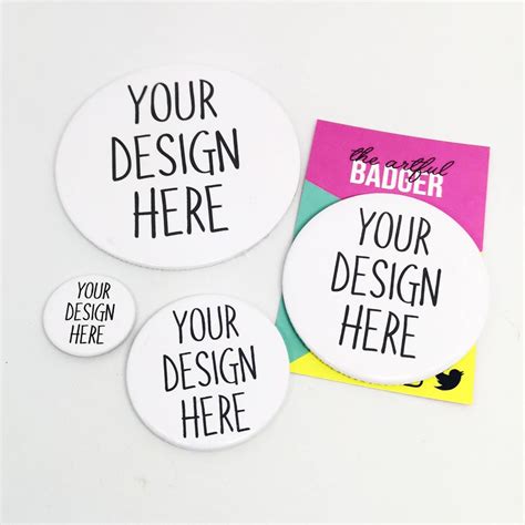 Custom Badges Design Your Own Badge Personalised Badges Etsy