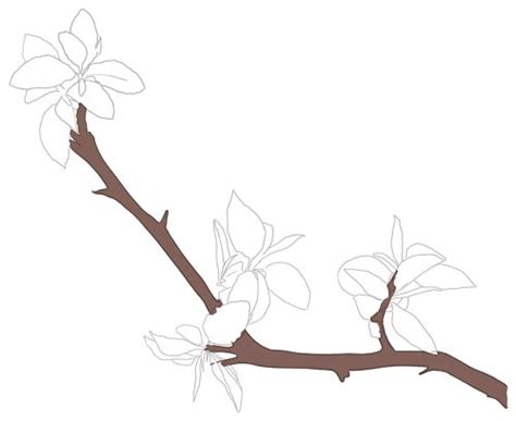 How To Draw A Tree Branch Easy And Simple Tutorial