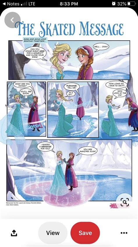 This Is An Actual Comic From The Official Magazine I Swear R Elsanna