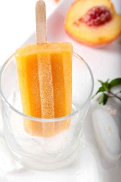 How To Make Peach Julep Popsicles Boozy Popsicle Recipe