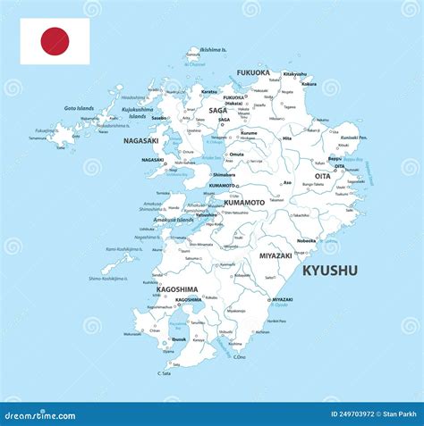 Map Of Kyushu Japan